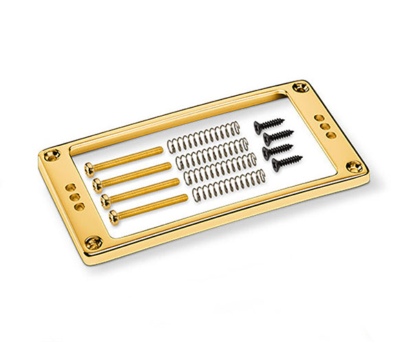 Schaller Guitar Pickup Frame-CurvedLow Gold 3H-17020512 | roycemusic