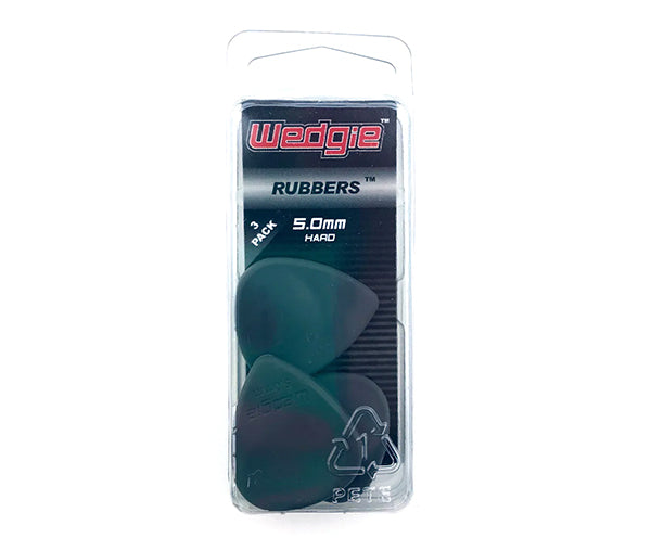 Wedgie Rubber Pick 18-Pack 3.1 Hard | roycemusic