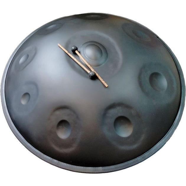 Opus Percussion 20" Metal 9-Note Handpan Drum with Carrybag & Stand ...