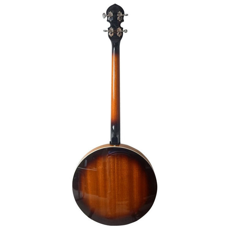 J.Reynolds 4-String Tenor Banjo with Resonator in 2-Tone Sunburst Glos ...