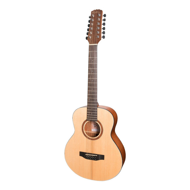 Martinez 'Natural Series' Spruce Top 12-String Acoustic-Electric Mini ...