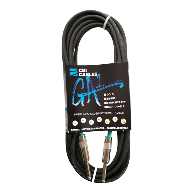 Cbi GA1B-20 20 ft Guitar Cable | roycemusic