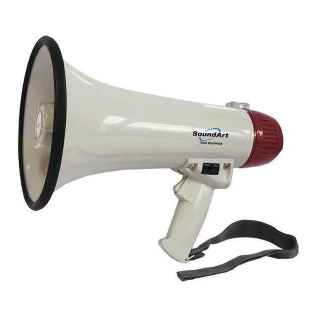 SoundArt 15 Watt Portable Hand-Held Megaphone (Red) | roycemusic
