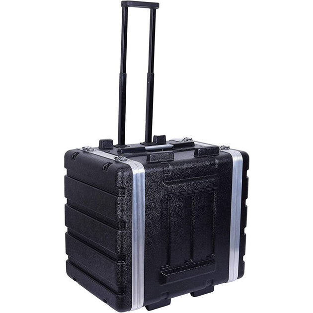 Torque ABS 6-Unit Rack Case with Wheels in Black | roycemusic