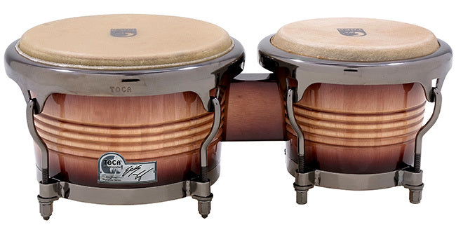Toca Signature Series 7 & 9" Eric Velez Wooden Bongos in Sunburst ...