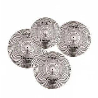 Centent Silver Whisper Series Low Volume Cymbal Pack Silent Cymbals ...